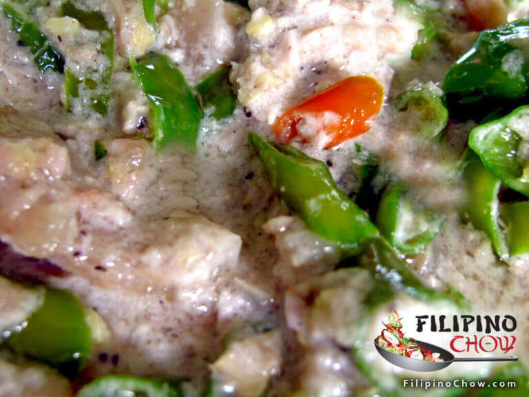 Bicol Express (Chili and Pork in Coconut Gravy) - Filipino Chow