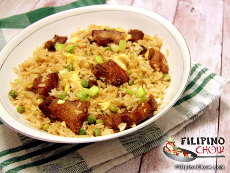 Lechon Fried Rice - Filipino Chow