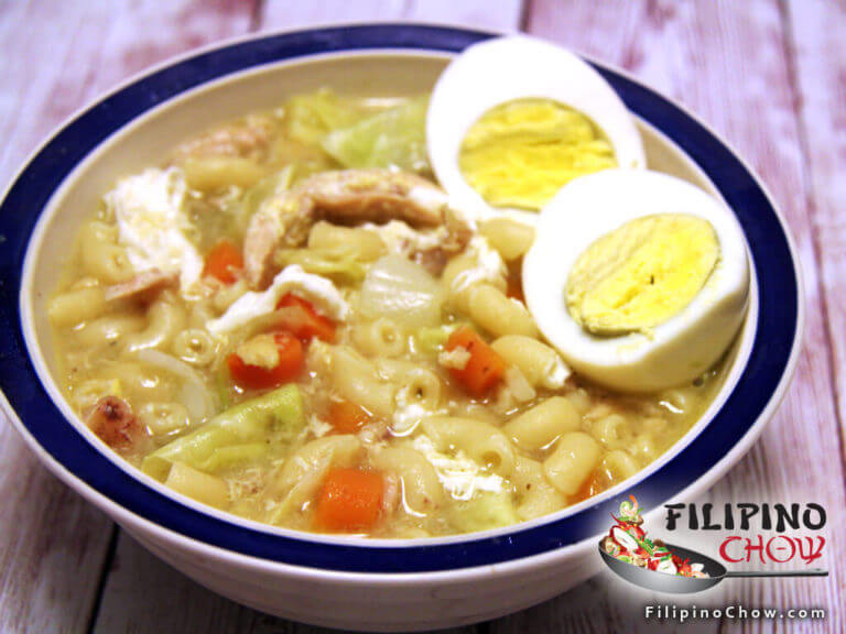 Chicken Sopas (Chicken Macaroni Soup) - Filipino Chow